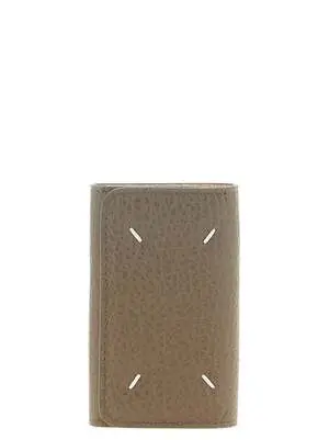 MAISON MARGIELA Four Stitches' Keyring - Brown