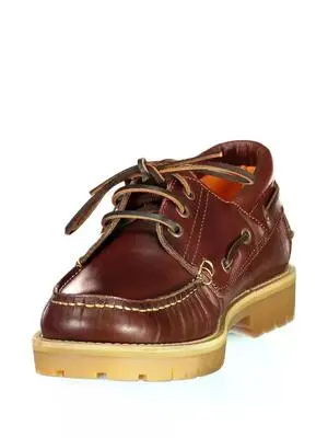 LUMBERJACK Newton Lace-up Leather Boat Shoes