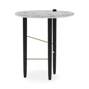 CARACOLE Madera Large Spot Table - Modern Walnut