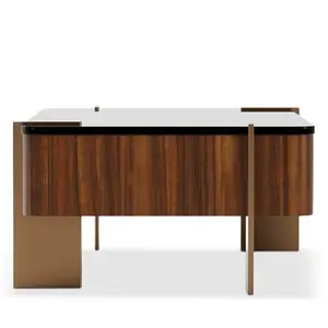 CARACOLE Altura Rectangle Glass Top Cocktail Table