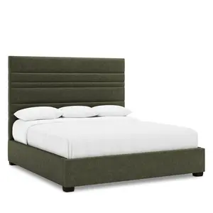 BERNHARDT Murray Storage Bed, King - Olive