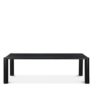 HUDSON PARK COLLECTION Moe's Home Collection Oakland Rectangular Dining Table, Large - Black
