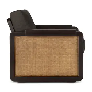 ETHNICRAFT Panel Fabric Lounge Chair