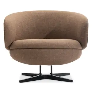 BERNHARDT LOFT Moxi Fabric Swivel Chair - Brown