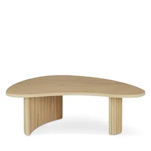 ETHNICRAFT Boomerang Coffee Table, Medium - Oak