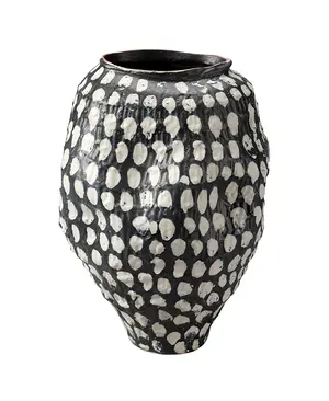 JAMIE YOUNG CO. Pinpoint Ceramic Vase - Black