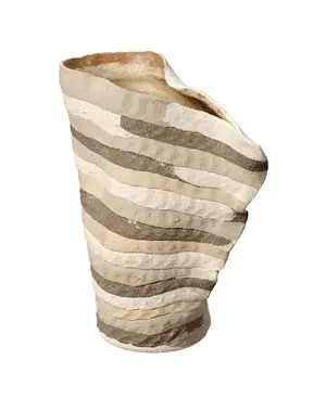 JAMIE YOUNG CO. Textile Porcelain Tall Vase