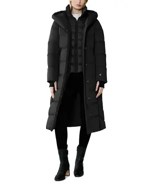Soia & Kyo Talyse-u Down Hooded Maxi Coat