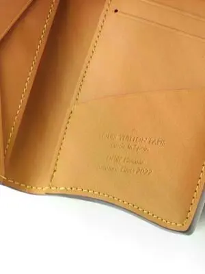 LOUIS VUITTON Pocket Organizer Limited Edition Blurry Monogram Canvas Small Wallets