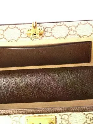 Gucci Ophidia Box Messenger Bag Gg Coated Canvas Crossbody Bag