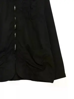 CAMIEL FORTGENS Ruched-detail Zip-up Jacket