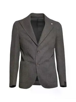 BRANDO Single-breasted Notch-lapel Blazer - Brown