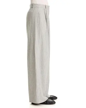 Hugo Boss Tiana Wide Leg Pleated Pants