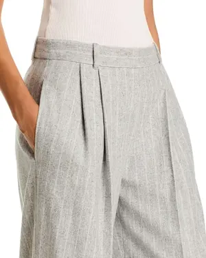Hugo Boss Tiana Wide Leg Pleated Pants