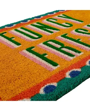ZSA ZSA ZSU Kerala Funcy Coir Doormat, 18 X 30
