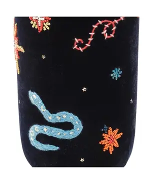 ZSA ZSA ZSU Hand Finished Vase, 5.12 X 5.12 X 9.84
