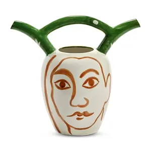 SERAX X Shurleey Sapote Santiago De Borja Hand Painted Vase - Multi