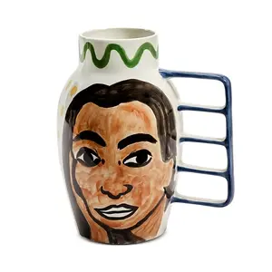 SERAX X Shurleey Pijuayo Santiago De Borja Hand Painted Vase - Multi