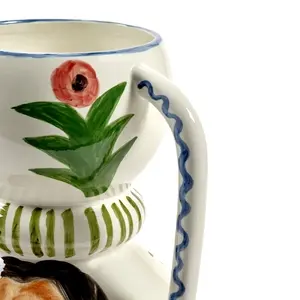 SERAX X Shurleey Mamey Santiago De Borja Hand Painted Vase