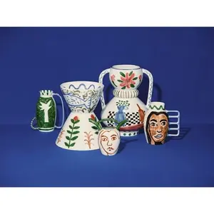 SERAX X Shurleey Mamey Santiago De Borja Hand Painted Vase
