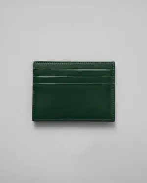 Celine Card Holder Triomphe In Shiny Calfskin