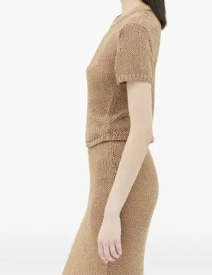AYA MUSE Atele Knitted Crewneck T-shirt