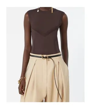 Sportmax Round Neck Sleeveless Vest