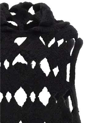 Rick Owens Sarutanya Cut-out Knitted Top