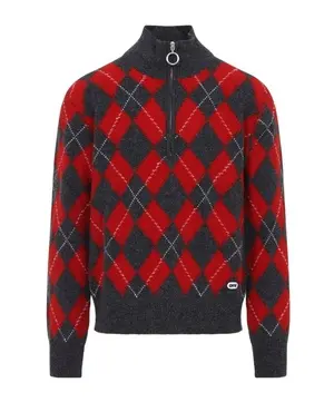 AMI Paris Long-sleeve Knit Top