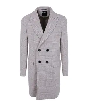 Zegna Z Luxury Tailoring' Regular Coat - Medium Grey