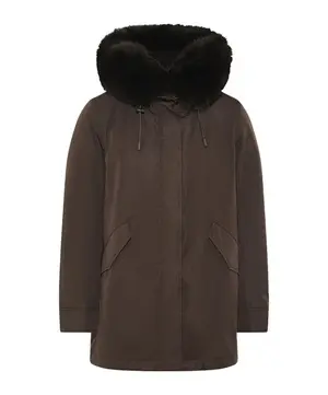 YVES SALOMON Long-sleeved Coat - Black