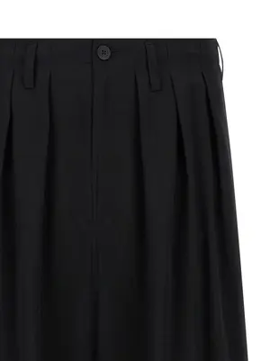 Yohji Yamamoto Pleated Drop-crotch Trousers
