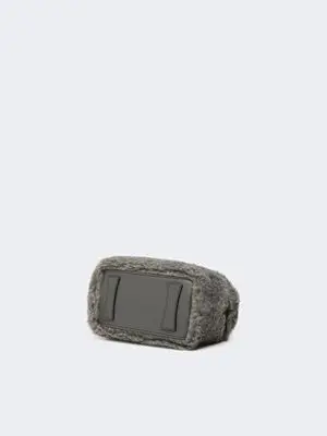 Max Mara Small Boston Bag In Wool And Alpaca Teddy