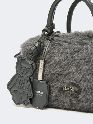 Max Mara Small Boston Bag In Wool And Alpaca Teddy