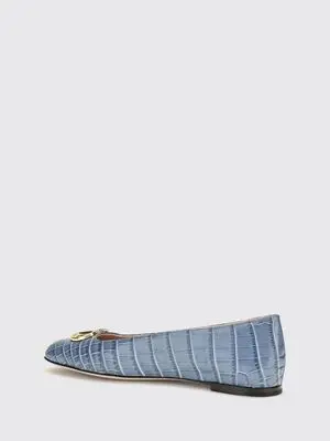 Valentino Garavani Vlogo Signature Embossed Slip-on Ballet Flats