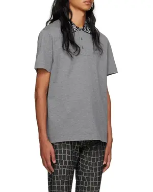 Versace Coccodrillo Cotton Polo Shirt