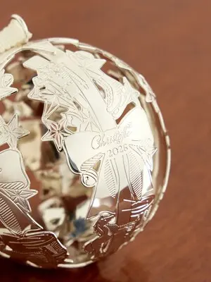 Christofle Sous Le Sapin -plated Christmas Ornament