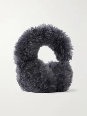 YVES SALOMON Wool-trimmed Shearling Earmuffs