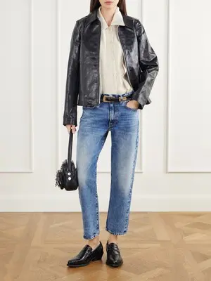 R13 Romeo Cropped Mid-rise Straight-leg Jeans