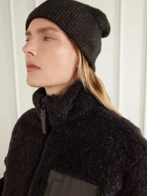 Brunello Cucinelli Brushed Ribbed Mohair-blend Beanie