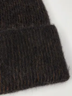 Brunello Cucinelli Brushed Ribbed Mohair-blend Beanie