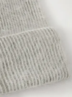 Brunello Cucinelli Brushed Ribbed Mohair-blend Beanie