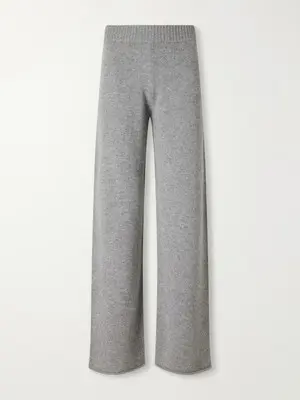 JAMES PERSE Cashmere Wide-leg Pants - Gray