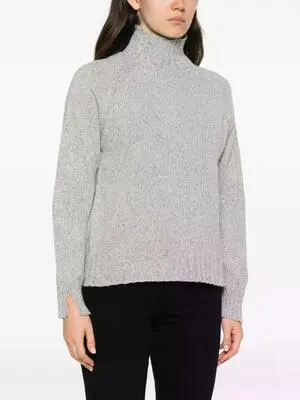 ZANETTI High-neck Raglan-sleeve Sweater