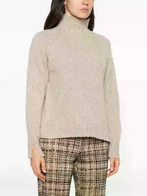 ZANETTI High-neck Raglan-sleeve Sweater