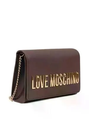 Moschino Logo-plaque Chain-strap Shoulder Bag