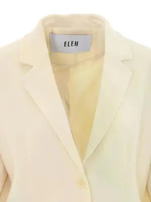 ELEH Notched-lapel Single-breasted Blazer