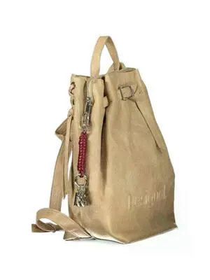 Desigual Medium Logo-debossed Lace-up Backpack