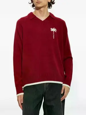 Palm Angels Embroidered-logo Sweater