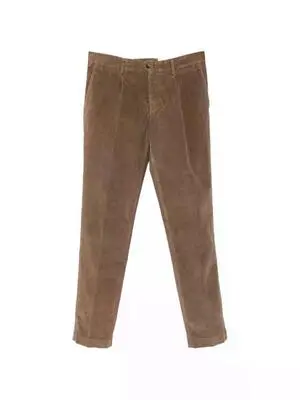 Incotex Pleated Corduroy Trousers